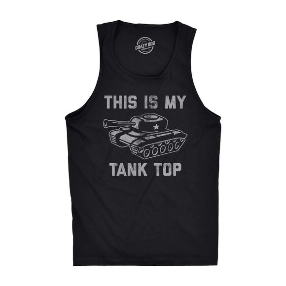 Crazy Dog T-Shirts | Shirts | Mens This Is My Tank Top Fitness Tank ...